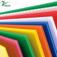 China PP Corrugated Sheet 2mm Hollow Construction Board Custom Size Eco Friendly for sale