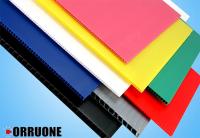 China PP Corrugated Sheet 2mm Hollow Construction Board Custom Size Eco Friendly for sale