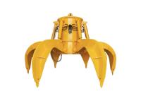 China Four-six  Petal Steel Rock Grabber Attachment Excavator Attachment for sale