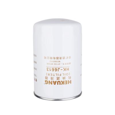 China HEKUANG Oil Filter J6613High Filtration Rate For Excavator Engine for sale
