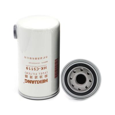 China 83x80mm Excavator Fuel C5119 Diesel Water Separator Filter KOBELCO SK130-8 for sale