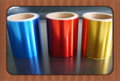 China Color Lacquer Aluminium Strip For Medicine Bottle Caps for sale