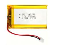 China 3.7V 1700mAh Polymer Lithium Ion Battery 122465 8C High Discharge Rate for sale