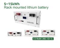 China Rack Mounted LiFePO4 Battery 51.2V 100Ah 300Ah Modular Energy Storage for Solar for sale