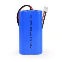 China 18650 4000mAh 3.7V Rechargeable Battery Cell 1S2P High Capacity Li-ion for sale