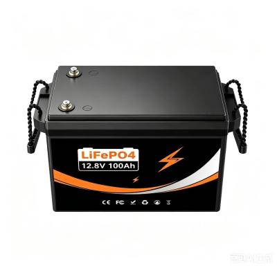 China 12.8V 100Ah LiFePO4 Battery Pack 1280Wh with Intelligent BMS for Solar RV Marine for sale