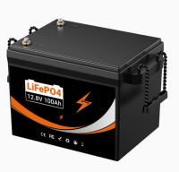 China 12.8V 100Ah LiFePO4 Battery Pack 1280Wh with Intelligent BMS for Solar RV Marine for sale
