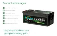 China 24V 200Ah Lithium Iron Phosphate Battery 5120Wh LCD Display Bluetooth Heating Communication GPS for sale