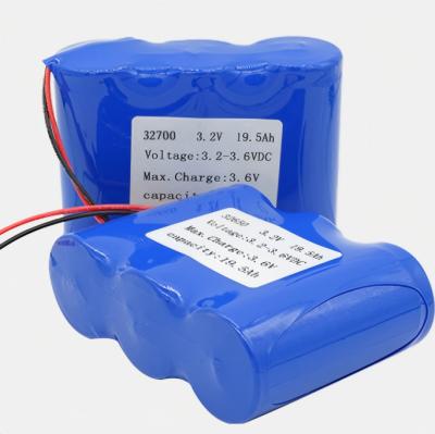 China 3.2V 19.5Ah 1S3P 32700 LiFePO4 Battery Pack Safe Long Lifespan for Solar Storage for sale
