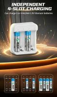 China AA Size Rechargeable Lithium Titanium Batteries Safe Structure Anti Leakage for sale