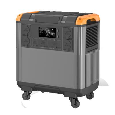 China Mobile Portable Outdoor Power Supply 3000W 5376Wh Large Capacity Energy Storage for sale