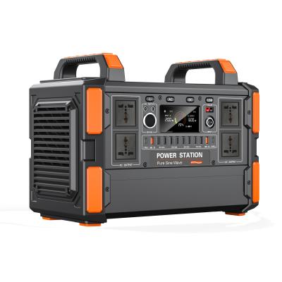 China Large Capacity Portable Outdoor Energy Storage Power Supply 1200W 1008Wh LiFePO4 for sale