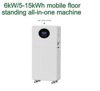 China 6kW Mobile Energy Storage System 5-15kWh LiFePO4 Battery Integrated Inverter for sale
