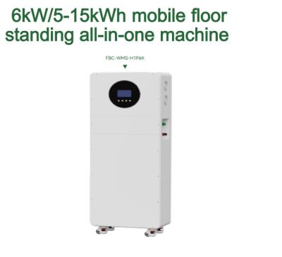 China 6kW Mobile Energy Storage System 5-15kWh LiFePO4 Battery Integrated Inverter for sale