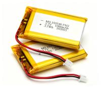 China 102540 1000mAh 3.7V Rechargeable Lithium Polymer Battery for Smart Wearables for sale