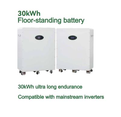 China 51.2V 600Ah Floor Standing LiFePO4 Battery 32kWh High Capacity for Inverter for sale