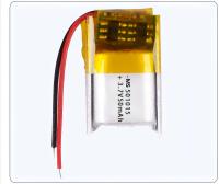 China 501015 Lithium Polymer Rechargeable Battery 3.7V 50mAh for Headphone for sale