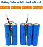China Rechargeable 18650 Battery Pack 6000mAh 3.7V Lithium Ion Energy Storage for sale