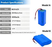China Rechargeable 18650 Battery Pack 6000mAh 3.7V Lithium Ion Energy Storage for sale