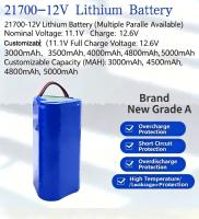 China 21700 3P Lithium Battery 15000mAh 3.7V for LED Lights Portable Devices for sale