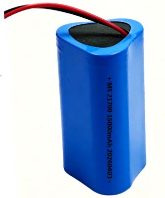 China 21700 3P Lithium Battery 15000mAh 3.7V for LED Lights Portable Devices for sale
