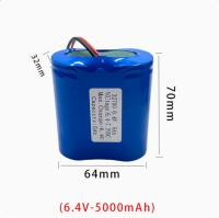 China 2S1P 32700 LiFePO4 Battery Pack 6.4V 5000mAh for Outdoor Energy Storage for sale