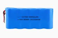 China 16V 80Wh 32700 Lithium Battery 5000mAh Large Capacity Cylindrical Cell for Power Supply for sale