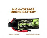 China GPR 6S 23.1V 24000mAh 25C High Voltage LiPo Battery 554.4Wh for Agricultural Drone UAV for sale