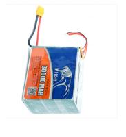 China 30000mAh 22.2V 6S LCO LiPo Battery High Discharge UAV Drone Battery Pack for sale