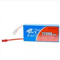 China 6S 22.2V 20C LCO LiPo Battery 22000mAh Aviation Battery For Cargo UAV Fixed Wing Survey Aircraft for sale