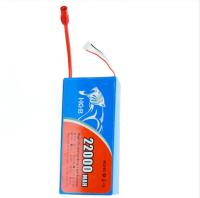 China 6S 22.2V 20C LCO LiPo Battery 22000mAh Aviation Battery For Cargo UAV Fixed Wing Survey Aircraft for sale