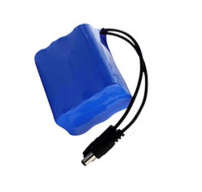 China Rechargeable 18650 Lithium Ion Battery Pack 3S2P 11.1V 5200mAh for 12V Electronics for sale