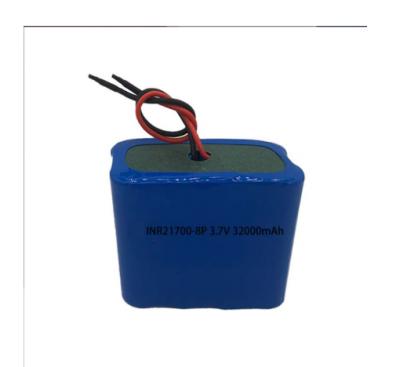 China Rechargeable 21700 Lithium Battery Pack 3.7V 32000mAh 8P for Outdoor Industrial Use for sale