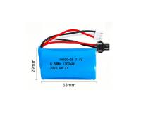 China 7.4V 1200mAh 14500 2S Lithium Ion Battery Pack with BMS for RC Toys Portable Devices for sale