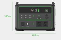 China 1120Wh 1200W LiFePO4 Portable Power Station with 300W MPPT Solar Input and 800W Fast AC Charging for sale