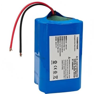 China 14.8V 2600mAh 18650 Lithium Battery Pack 4S1P with BMS for Portable Devices for sale