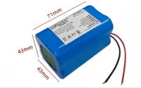 China 14.8V 2600mAh 18650 Lithium Battery Pack 4S1P with BMS for Portable Devices for sale