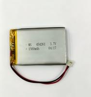 China 454261 3.7V 1500mAh Lithium Polymer Battery Pack with JST Connector | Rechargeable Li-Po Replacement Battery for GPS Tracker, Bluetooth Speaker, LED Light for sale