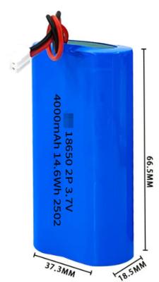 China 18650 Lithium‑ion Battery Pack, 3.7V High‑Capacity 4000mAh, with Wired Protection Board, for Massagers, Flashlights and Small Appliances for sale