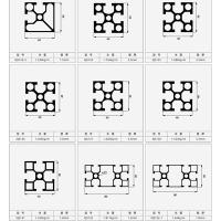 China 4080 Series V Slot Extrusion Aluminum Profiles Anodizing Aluminum Profiles for sale