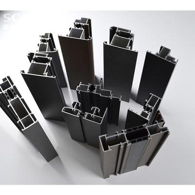 China Special Shaped Aluminium Sliding Window Profile Aluminium Window Extrusions ISO9001 for sale