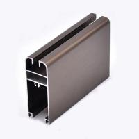 China Customized Cabinet Door Aluminum Alloy Frame Profile Anodizing Powder Coating Surface for sale