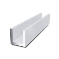 China Aluminum 6063 Extrusion U Shaped Tube Aluminium U Channel Railing Profile for sale