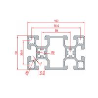 China 6000s Extruded Aluminium Frame 4060 T/V Slot Aluminum Profile for sale