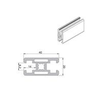 China 6063 T5 Extruded Aluminum H Section Aluminium Extrusion for sale