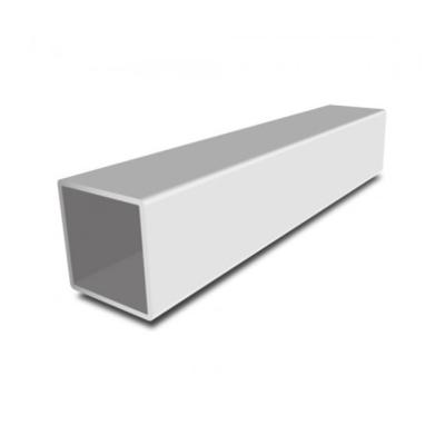 China 6063 T5 Aluminum Square Hollows Mill Finish Seamless Aluminum Tubing for sale