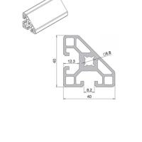 China ISO9001 Industrial Aluminum Profiles T Slot Aluminum Framing OEM for sale