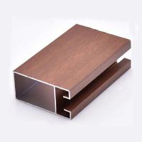 China ISO9001 Slim Aluminium Door Frame Sections 6063 Powder Coating Glass Door Profile for sale