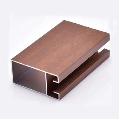 China ISO9001 Slim Aluminium Door Frame Sections 6063 Powder Coating Glass Door Profile for sale