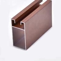 China ISO9001 Slim Aluminium Door Frame Sections 6063 Powder Coating Glass Door Profile for sale